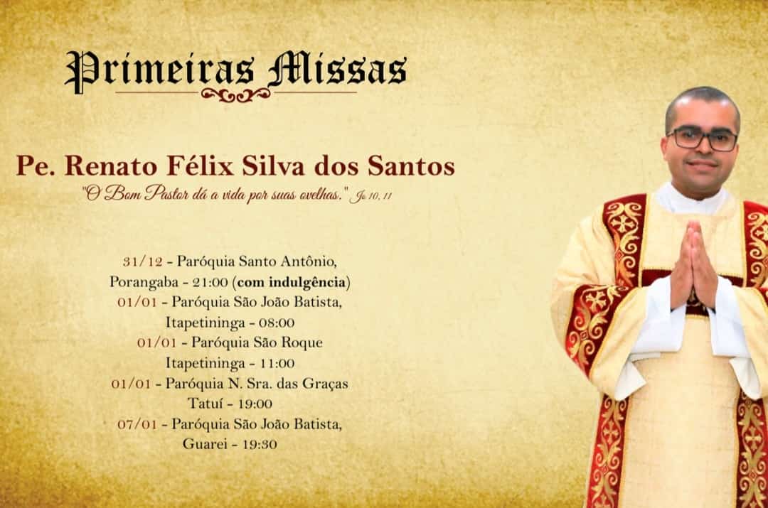 Diácono Renato Félix é ordenado sacerdote em Itapetininga | Diocese de ...